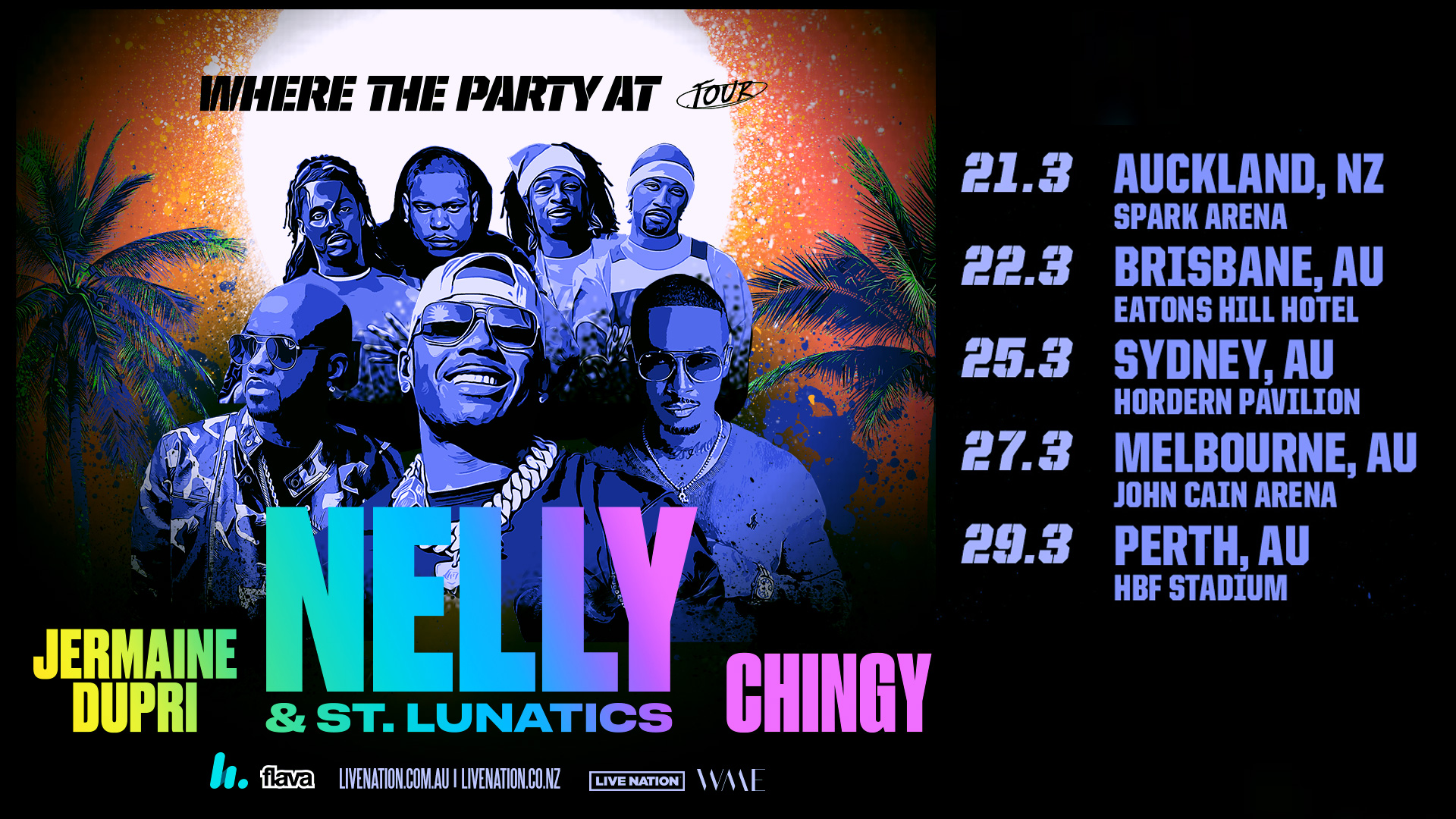 Music superstar Nelly brings 'Where The Party At' Tour to Australia and ...