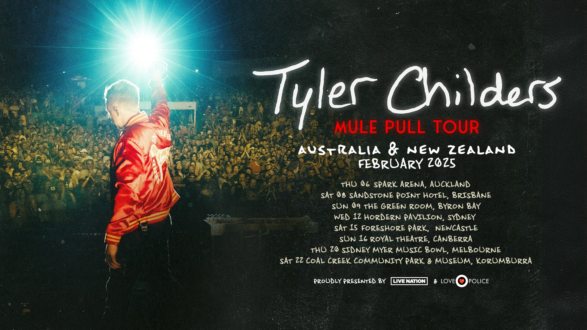 Tyler Childers Announces 2025 Australia & NZ Mule Pull Tour